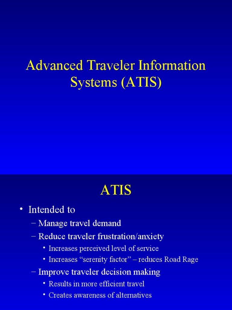 Intro ATIS | PDF | Traffic | Radio