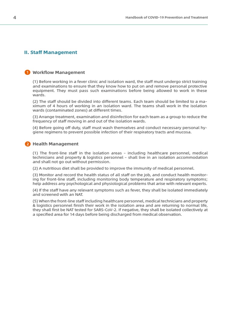 II. Staff Management | PDF