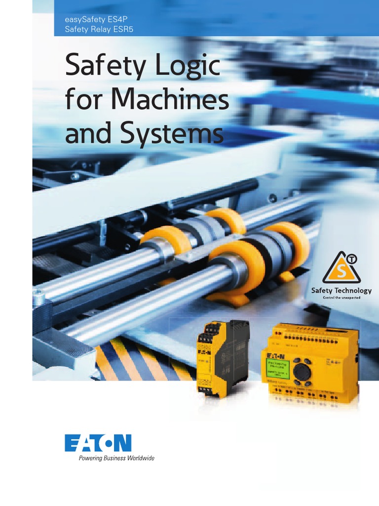 Safety Logic For Machines and Systems - Easysafety ES4P - Safety Relay ...