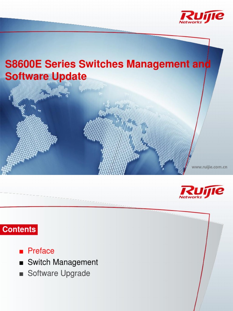 Configuring Management Access and Remote Login Methods for Ruijie ...