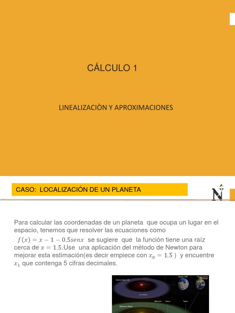 LINEALIZACION - Metodo de Newton | PDF | Derivado | Ecuaciones