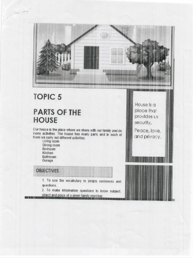 Parts of House | PDF