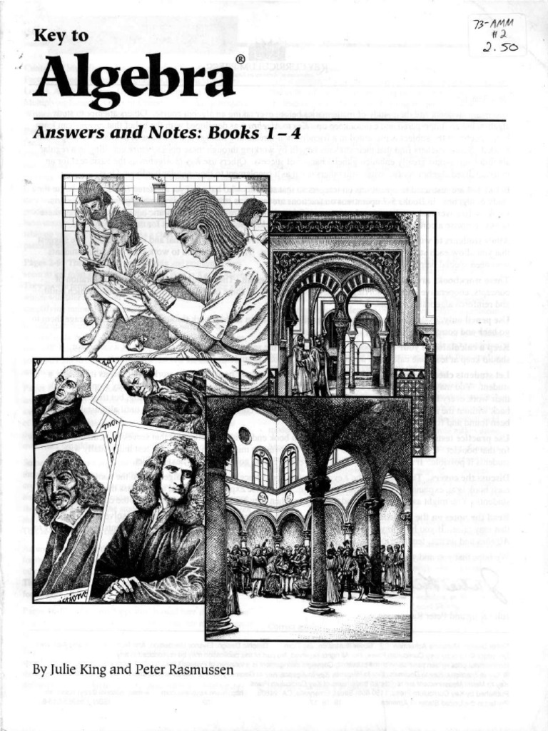 Key-To-Algebra 1-4-Answers-And-Notes-To-1 | PDF