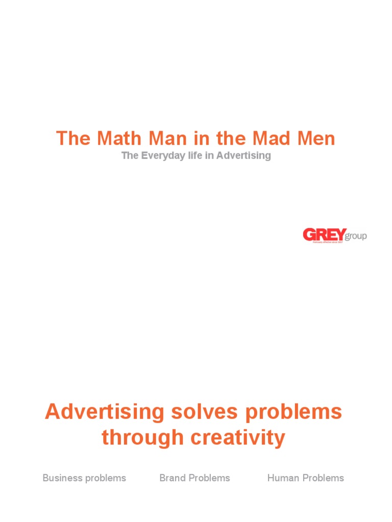 Solving Problems Through Creativity: Elements of an Effective Marketing ...