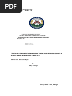 Sample of The Declaration Page of A Thesis | PDF | Career & Growth ...