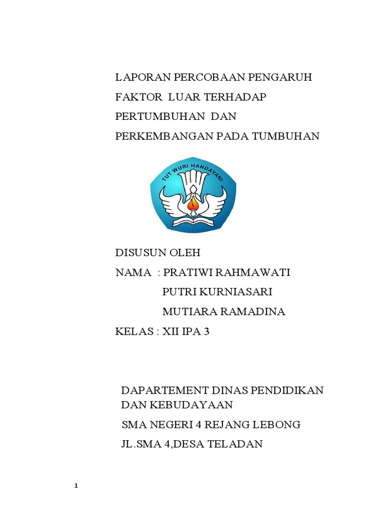 Karya Ilmiah Biologi Kelompok 3B Xii Ipa 3 | PDF