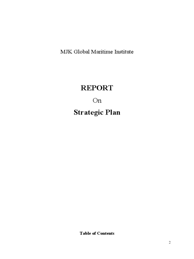 Strategy Plan - Report | PDF | Strategic Planning | Performance Indicator