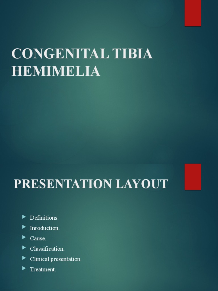 Congenital Tibia Hemimelia | PDF | Knee | Foot