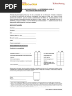 Modelo de Chequeo Medico Pre-Empleo y Periodico Cneuro | PDF | Sistema ...