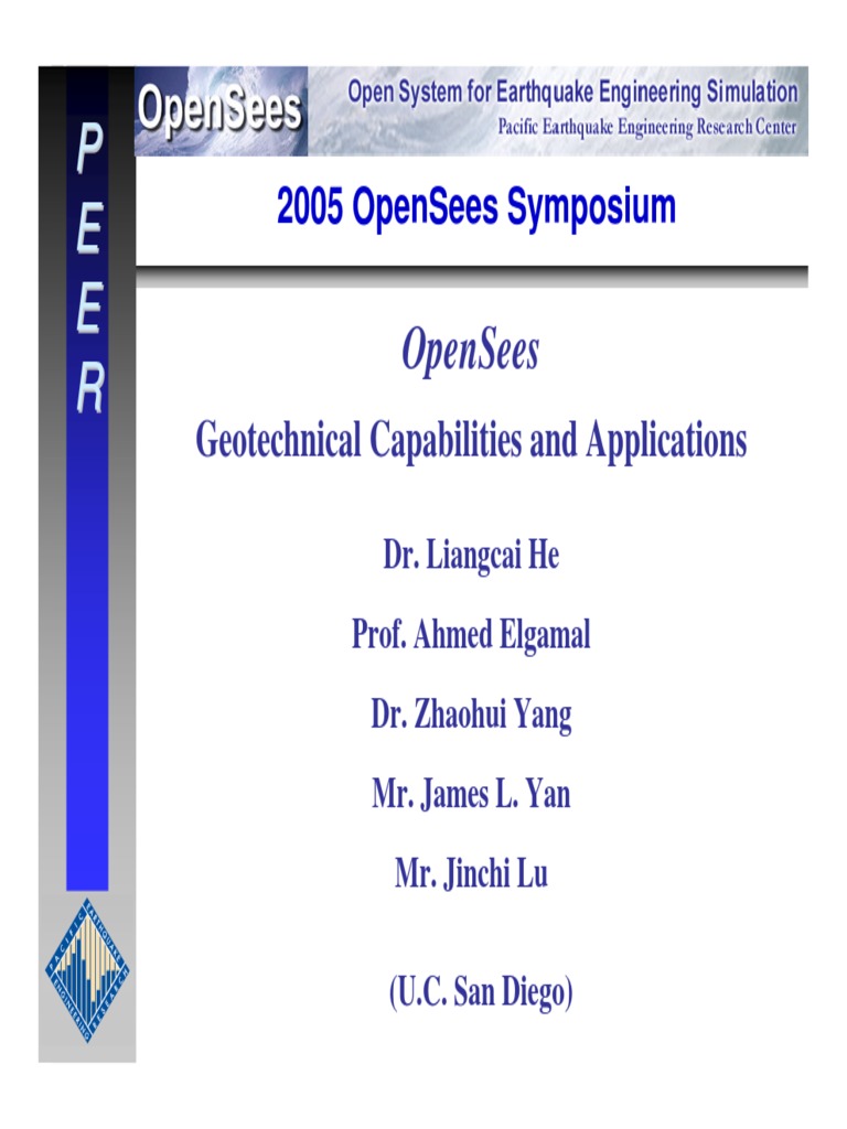 OpenSees Geotechnical Applications | PDF | Deformation (Mechanics) | Stress (Mechanics)