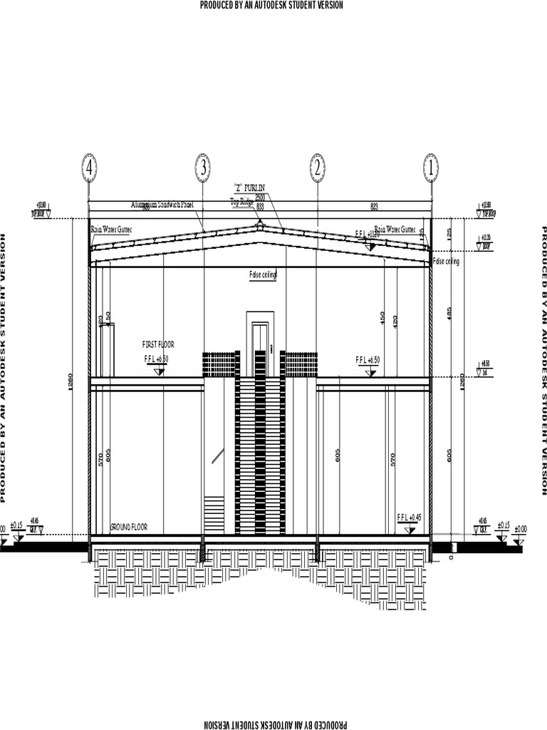 Top Ridge Aluminium Sandwich Panel Rain Water Gutter "Z" Purlin | PDF