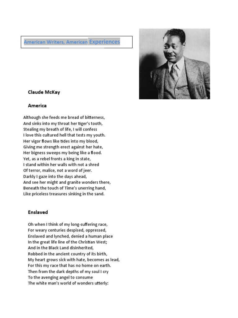 Experiences: American Writers, American | PDF | Poetry