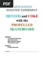 Diet Coke and Mentos Reaction Study | PDF | Experiment | Physical Sciences