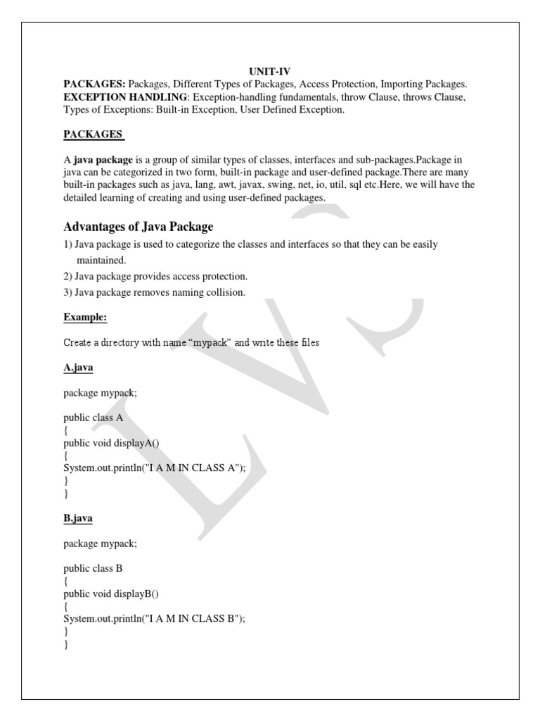 Unit 4 Pdf Class Computer Programming Method Computer Programming 