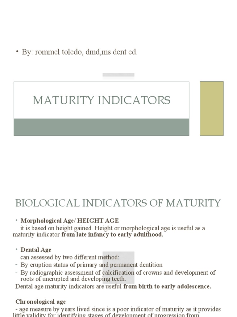 Assessing Biological Maturity Through Hand and Wrist Radiographs | PDF ...