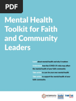 Faith Mental Health Guide | PDF | Mental Disorder | Anxiety Disorder