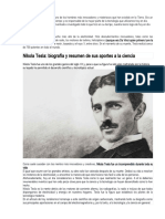 IQ estimado de Nikola Tesla: 160-310 | PDF | Nikola Tesla | Thomas Edison