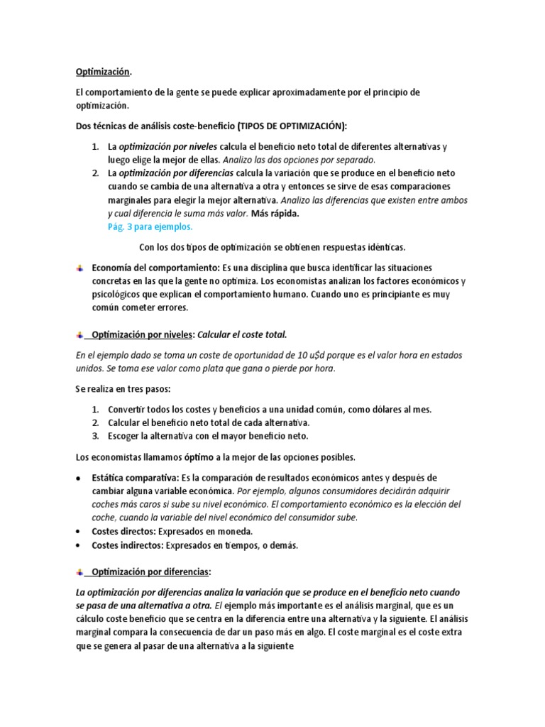 Cap 3 Resumen Acemoglu | PDF | Optimización Matemática | Costo de ...