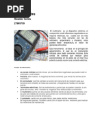 Partes Del Multimetro y Sus Funciones | PDF
