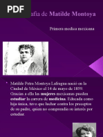 Biografia de Matilde Montoya | PDF