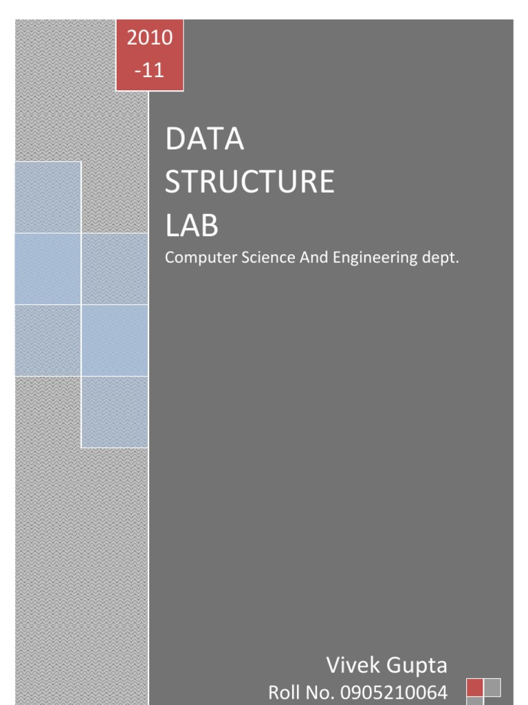 Datastructure Lab | PDF | Queue (Abstract Data Type) | Discrete Mathematics