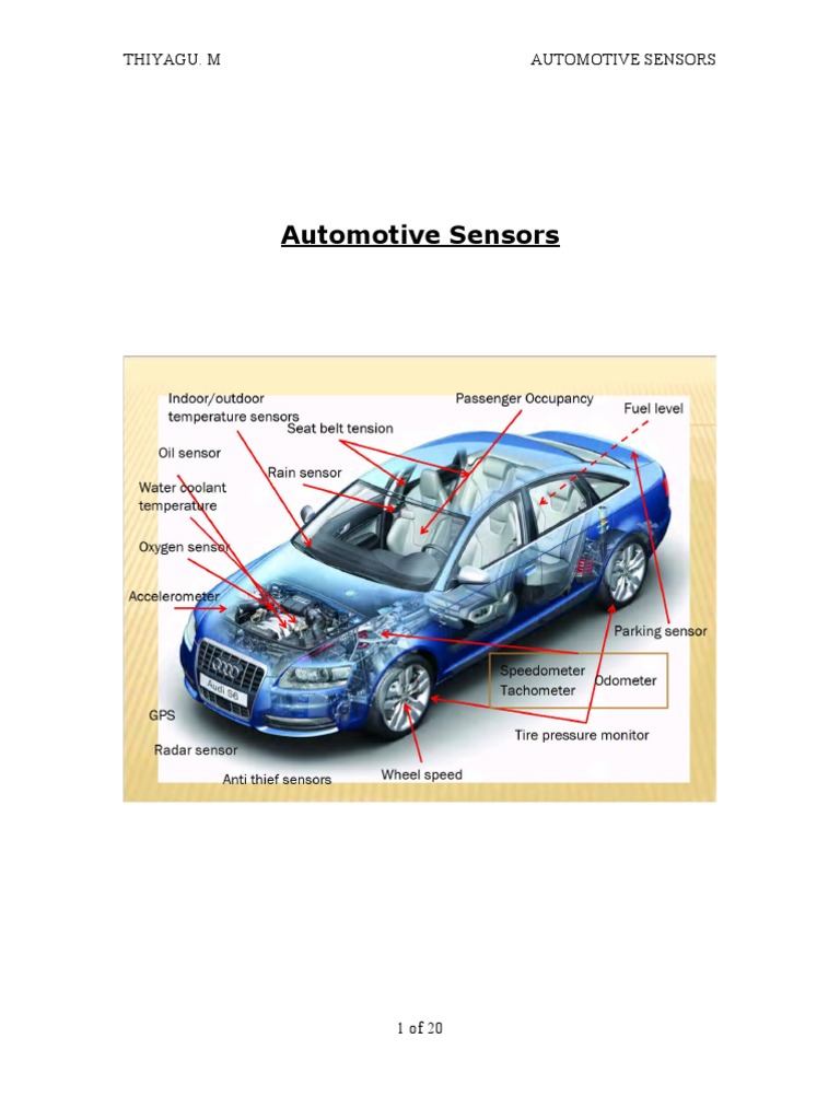 Overview of Automotive Sensors | PDF | Transportation Engineering ...