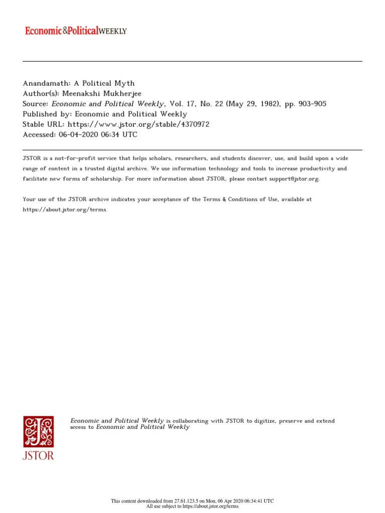Bankim Minakshi Mukherjee 3 - Sumit - Pathak - LLB - IV - Sem | PDF ...