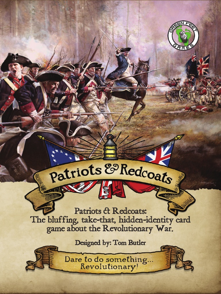 Patriots & Redcoats: The Bluffing, Take-That, Hidden-Identity Card Game ...