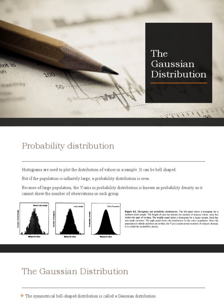 The Gaussian Distribution | PDF | Normal Distribution | Standard Deviation