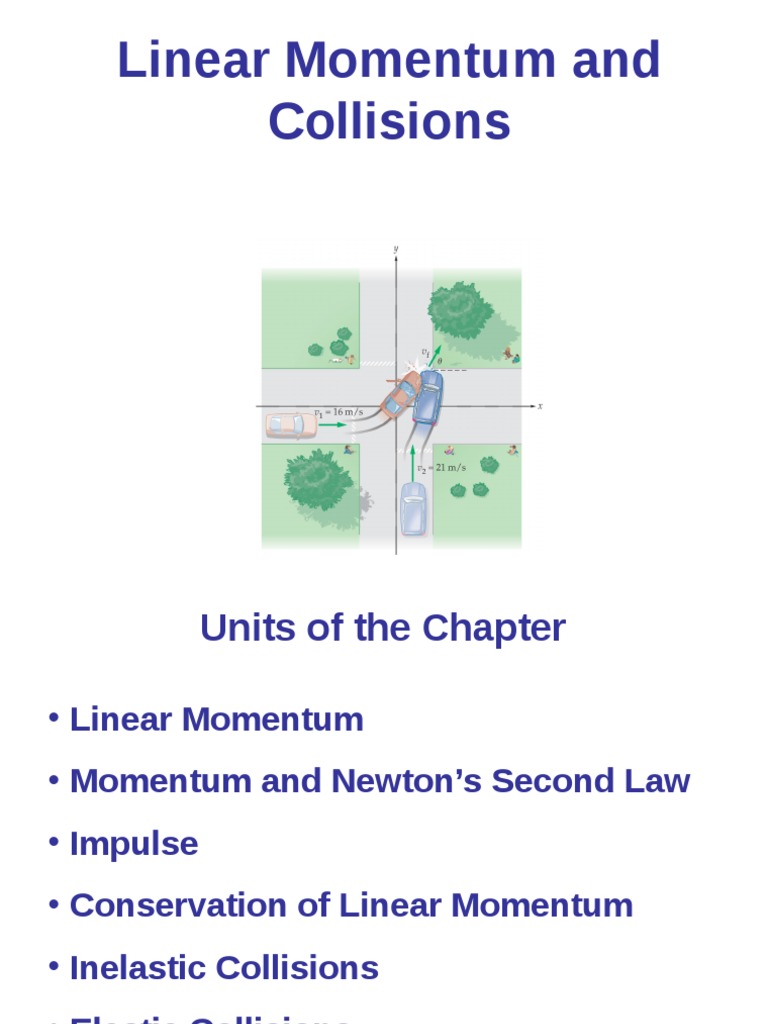 Linear Momentum Collisions CM Lecture Ch08 | PDF | Collision | Momentum