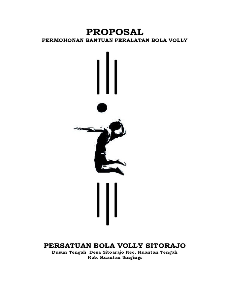 PROPOSAL Permohonan Bantuan Peralatan Bolla Volly | PDF