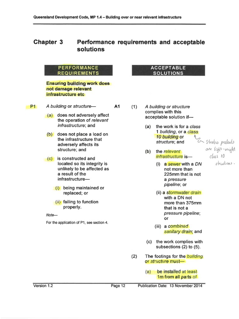 Building Over Sewers Mains and Pipes - QDC Relevant Sections To Stratco ...