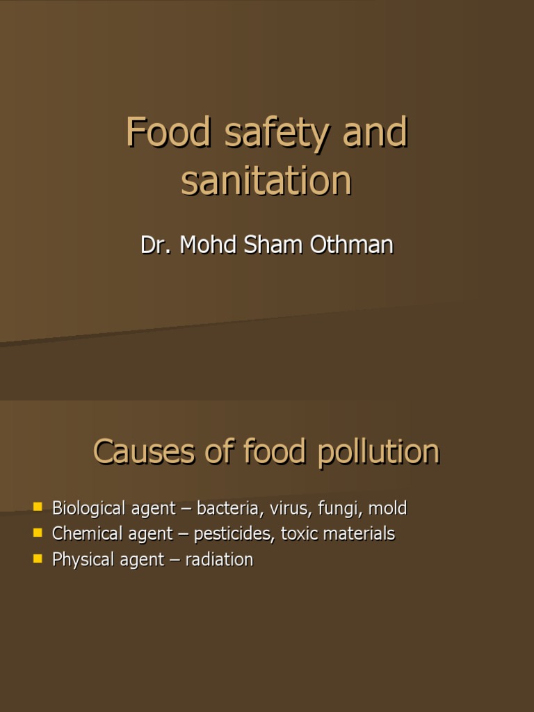 Food Safety and Sanitation | PDF | Food Preservation | Foods