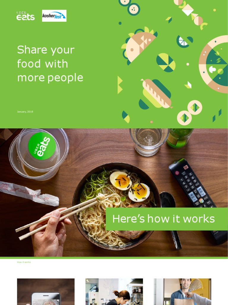 Uber Eats Presentation For KosherFest | PDF | Restaurants | Fee