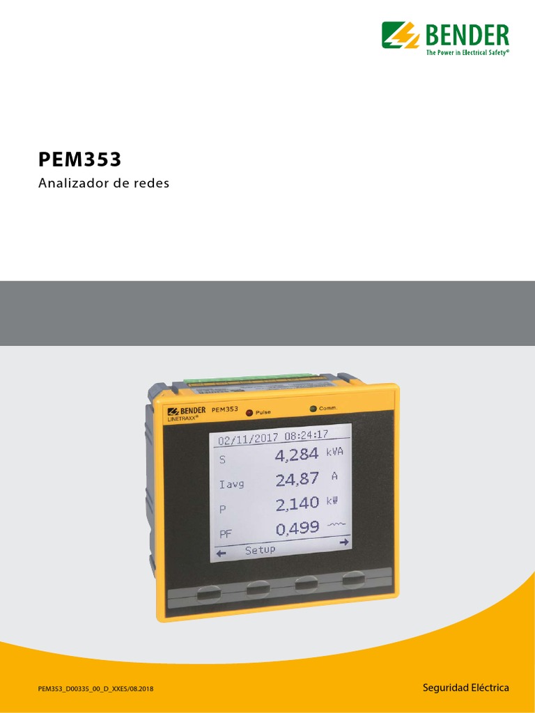 Pem353 D00335 D Xxes PDF | PDF | Corriente eléctrica | Transformador