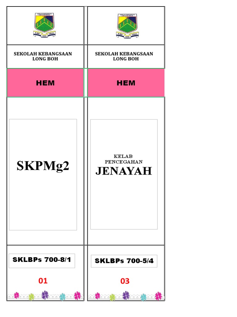 tulang-fail-HEM SKLB20 | PDF