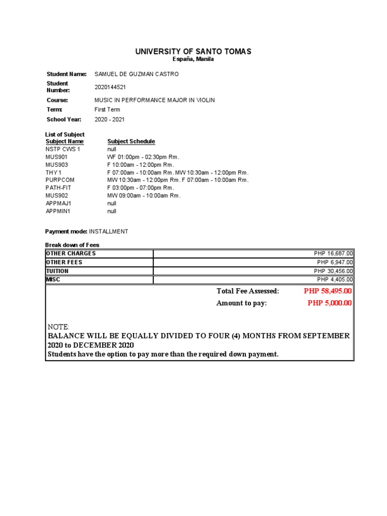 University of Santo Tomas | PDF | Service Industries | Services (Economics)