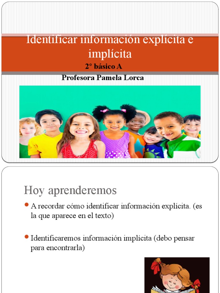 Identificar Información Explícita e Implícita | PDF