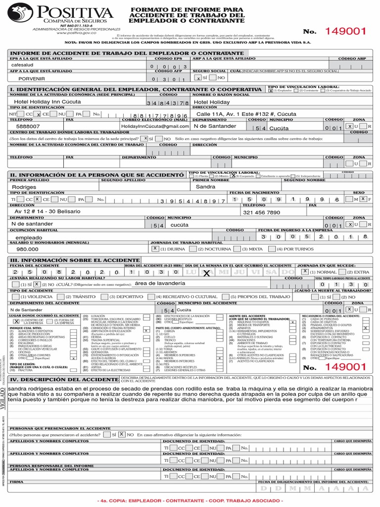 Furat Positiva Arl Taller | PDF | Quemar | Radiación