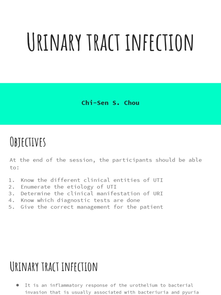 Urinary Tract Infections | PDF | Urinary Tract Infection | Epidemiology