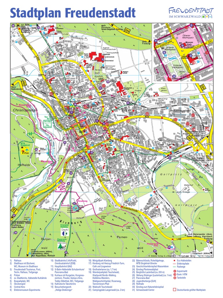 Karte Von Freudenstadt