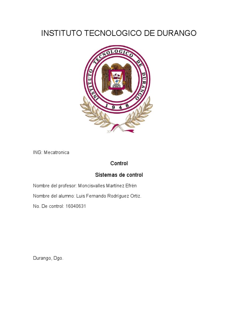 Practica 1 Control | PDF
