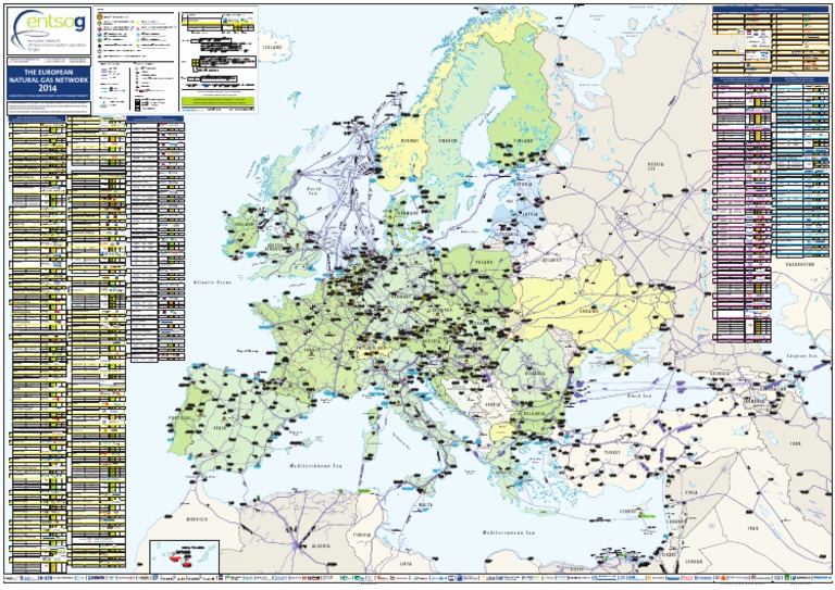 The European Natural Gas Network: North Sea | PDF | Energy Industry ...