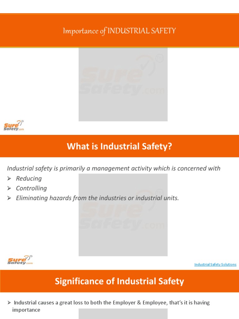 Importance of Industrial Safety | PDF | Occupational Safety And Health ...