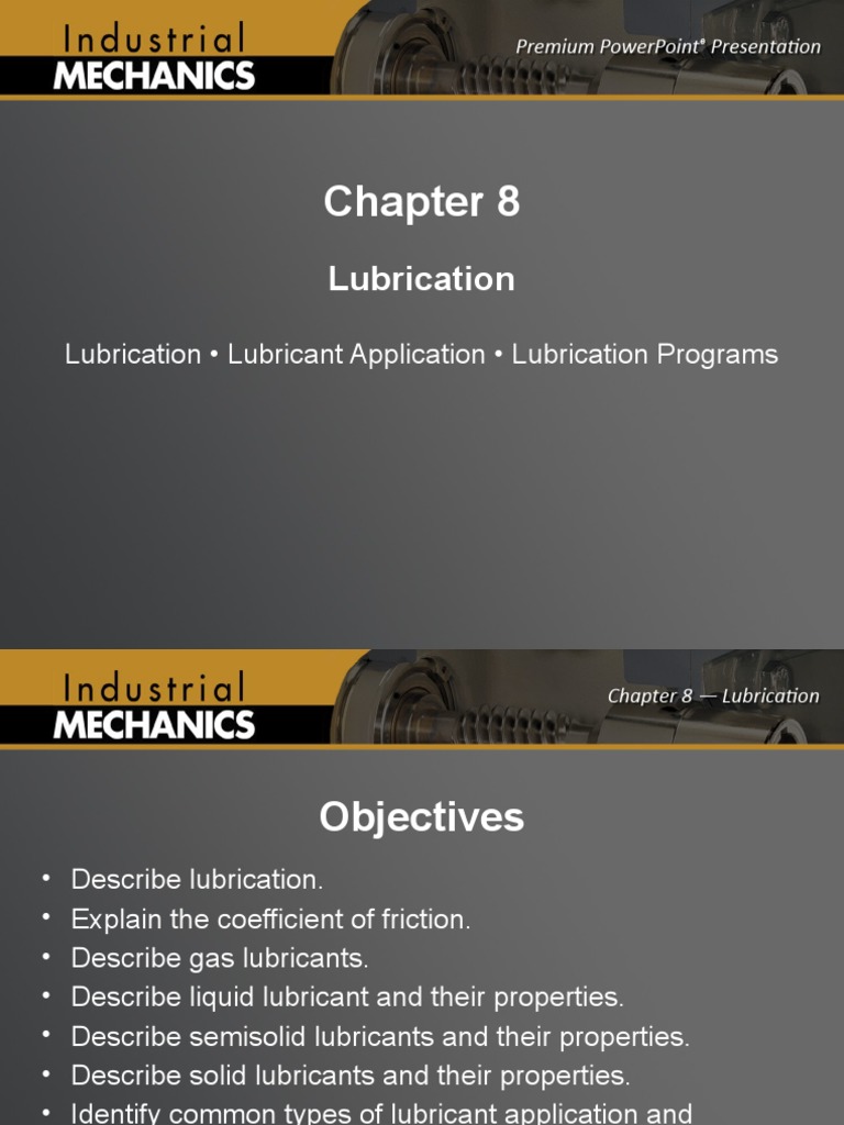 Lubrication: Lubrication - Lubricant Application - Lubrication Programs ...