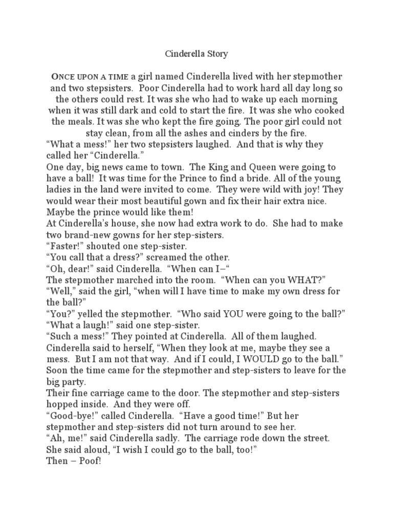 Cinderella Story | PDF | Cinderella