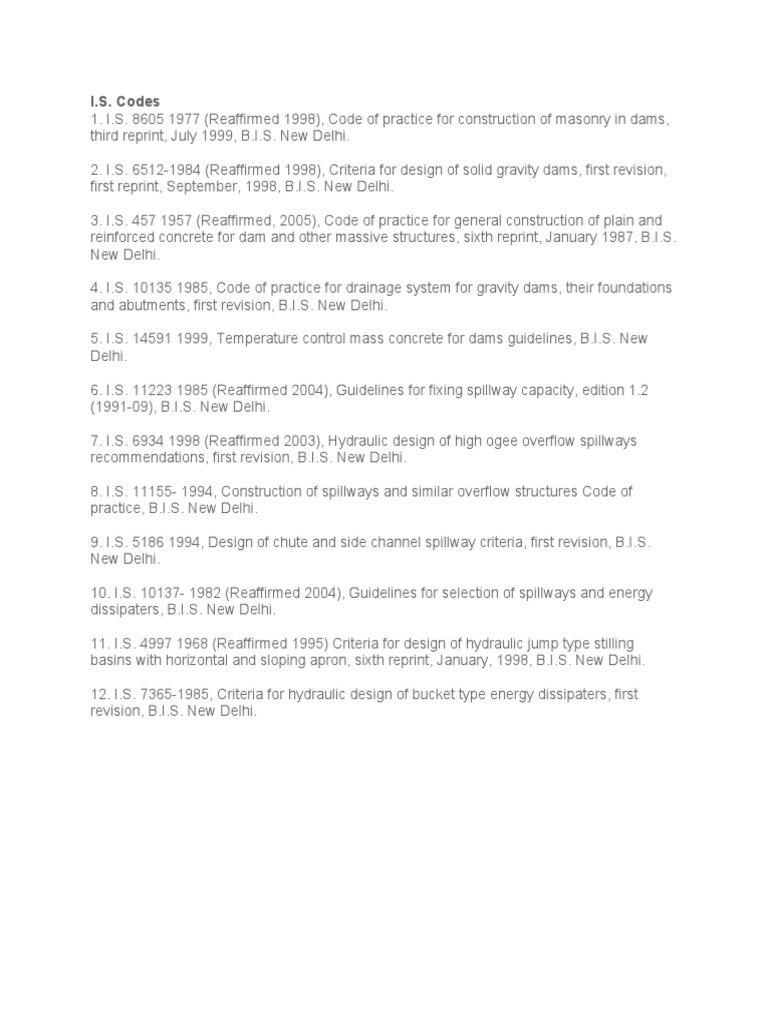 Is Code List | PDF | Home & Garden