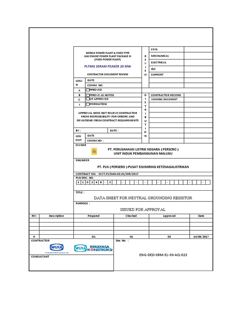 PLTMG Seram Peaker 20 MW: Mobile Power Plant & Fixed Type Gas Engine ...