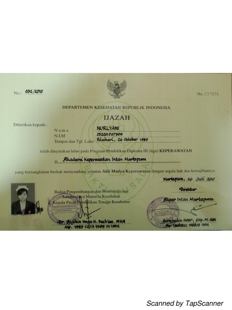 Ijazah d3 | PDF