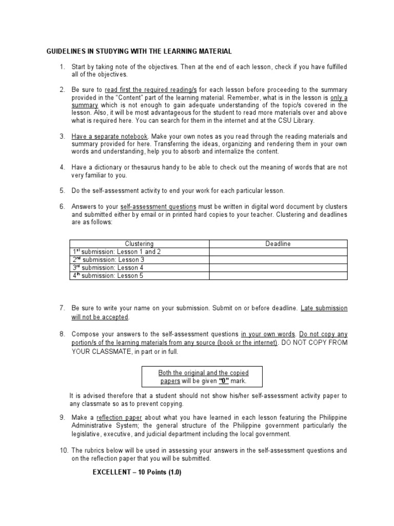 Effective Study Guidelines for Students | PDF | Books | Cognition